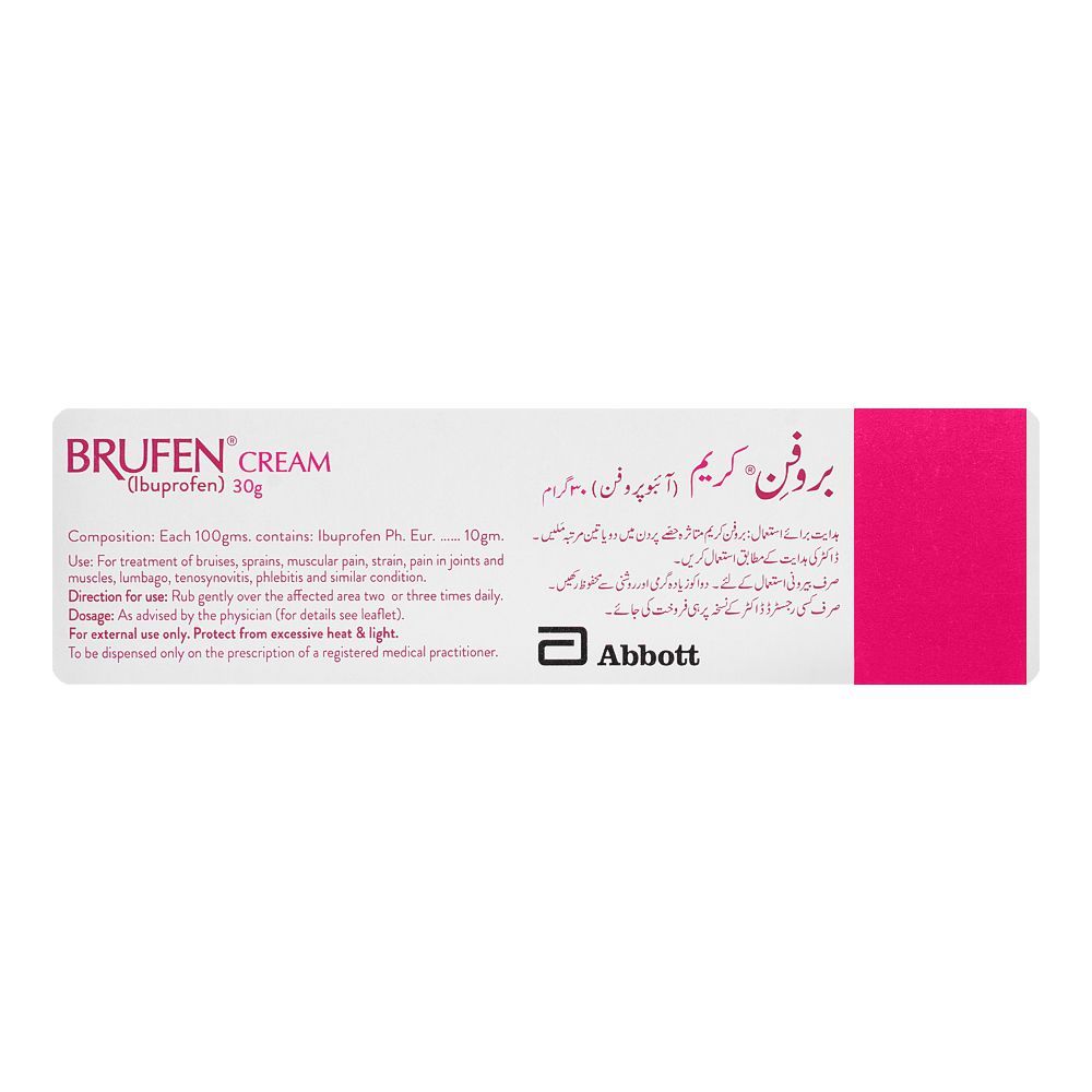 Order Abbott Brufen Cream, 30g Online at Special Price in Pakistan ...