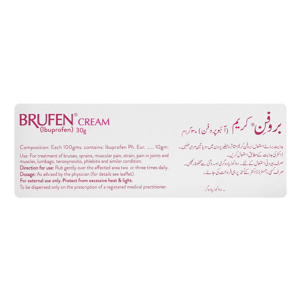 Order Abbott Brufen Cream, 30g Online at Special Price in Pakistan ...