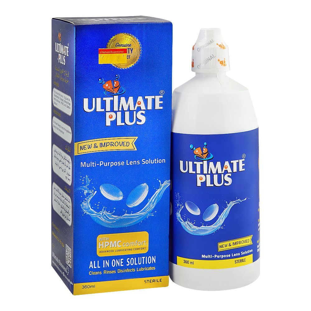 Ultimate Plus Multi-Purpose Lens Solution, 360ml
