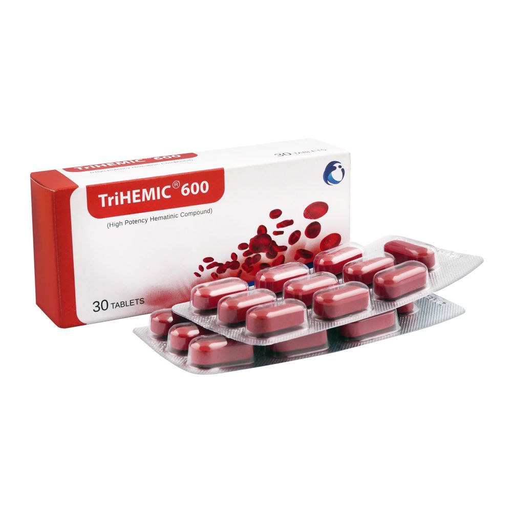 Buy ICI Pharmaceuticals Trihemic 600 Tablet, 30-Pack Online at Special ...