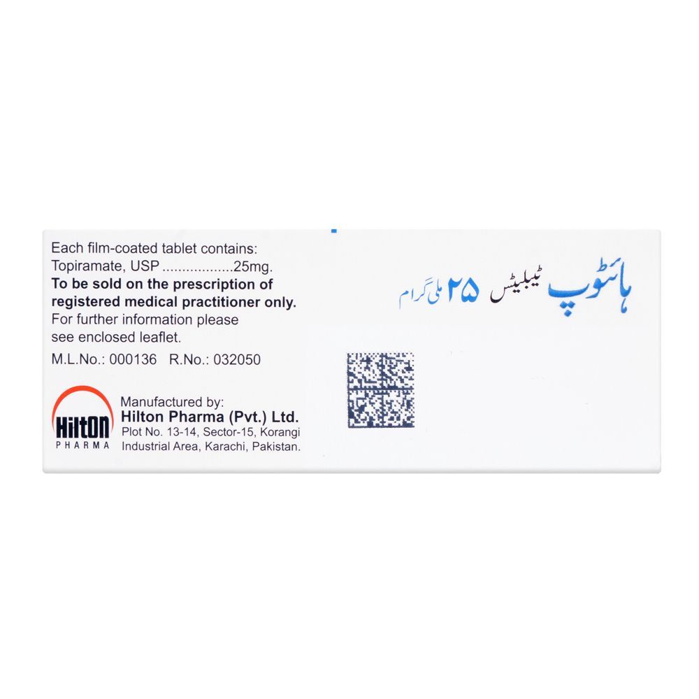 Buy Hilton Pharma Hitop Tablet, 25mg, 30-Pack Online at Best Price in ...