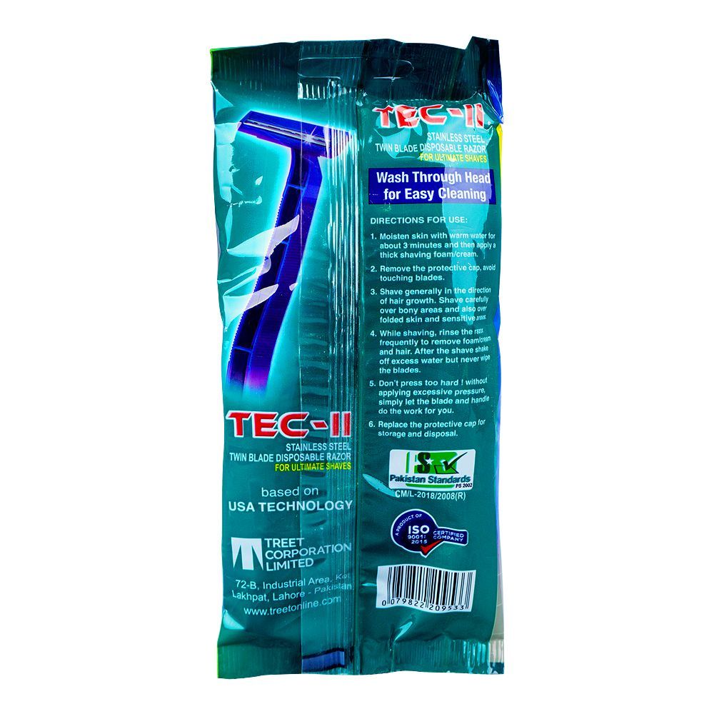 Purchase Treet Tec-II Disposable Razor Bag, Blue, 5-Pack Online at ...