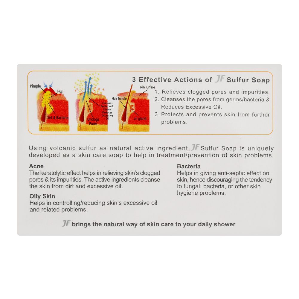 Purchase JF Skin Solutions Anti-Acne Face & Body Soap, With Sulfur ...