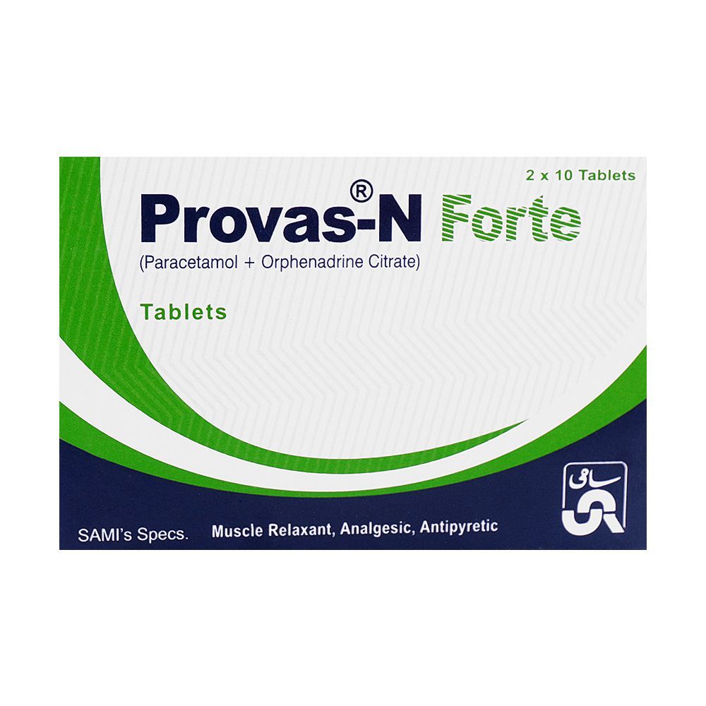 Purchase Sami Pharmaceuticals Provas-N Forte Tablet, 20-Pack Online at ...