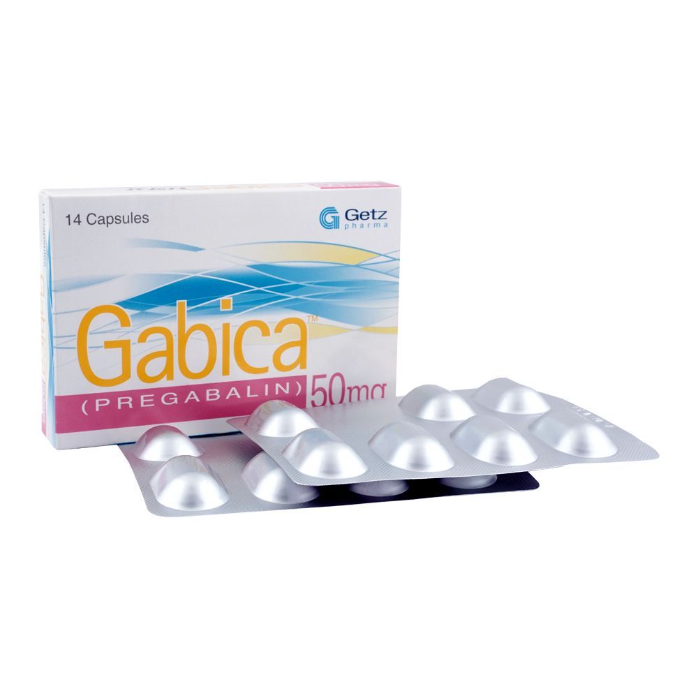 Buy Getz Pharma Gabica Capsule, 50mg, 14-Pack Online at Best Price in ...