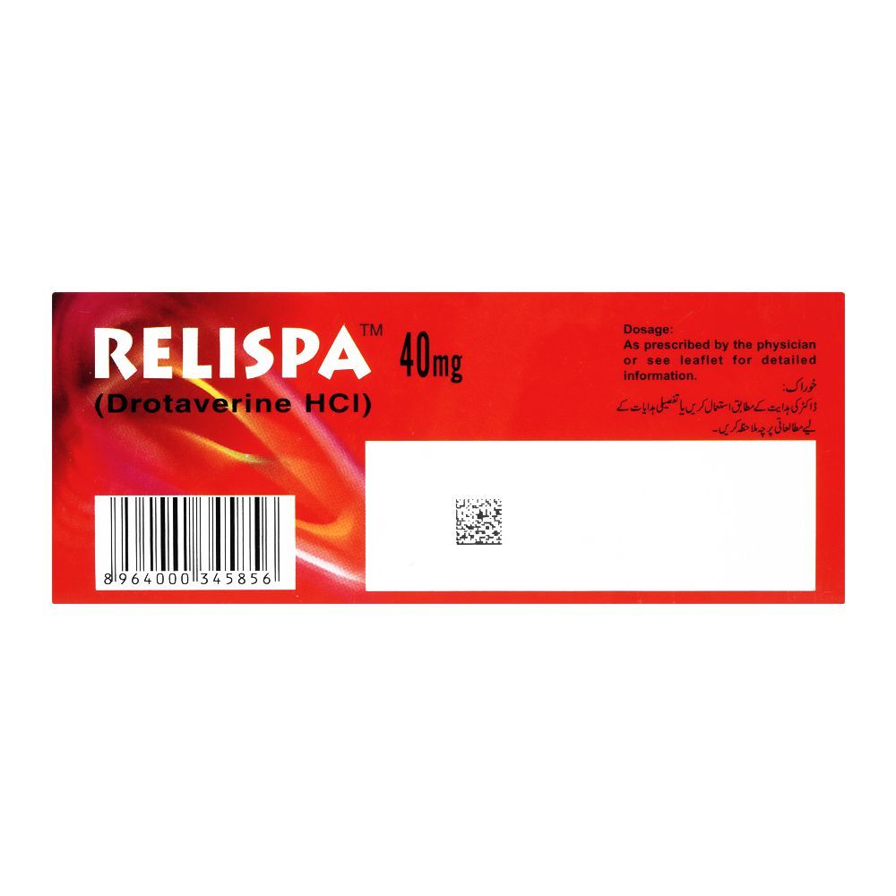 Buy Searle Relispa Tablet, 40mg, 20-Pack Online at Best Price in ...