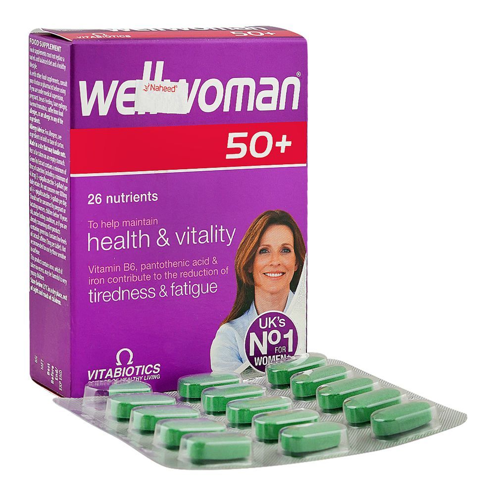 Vitabiotics Wellwoman Capsule, 50+ 30-Pack