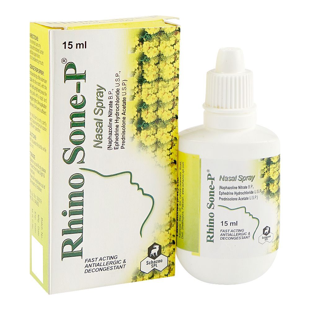 Schazoo Pharmaceuticals Rhinosone P Nasal Spray, 15ml