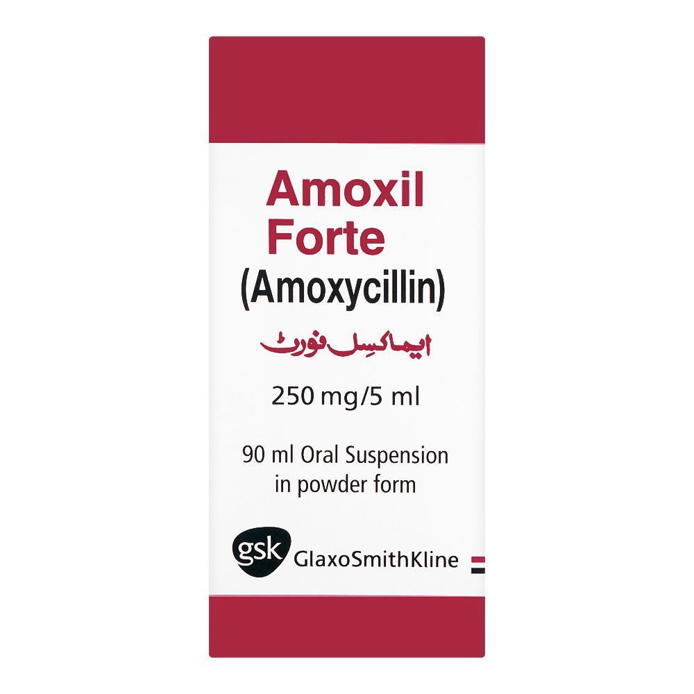 Order GSK Amoxil Forte Syrup, 250mg/5ml, 90ml Online at Best Price in ...