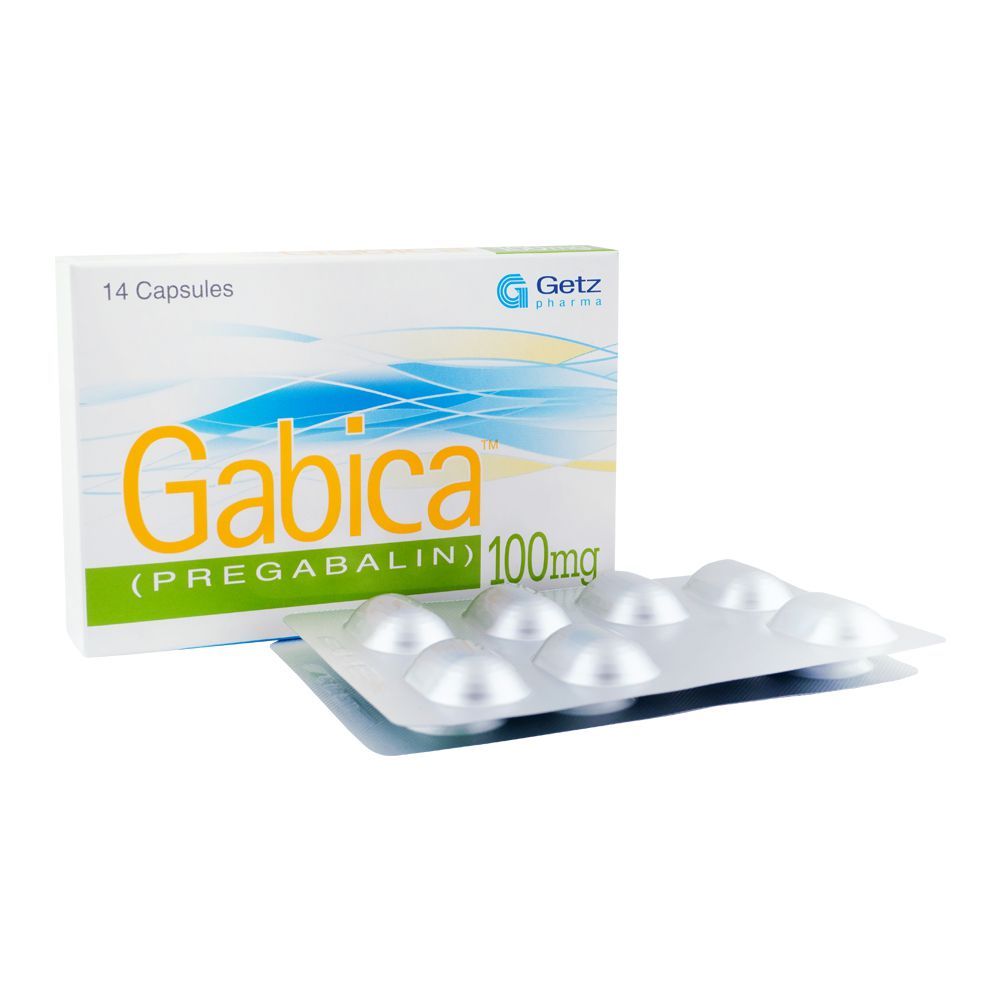 Purchase Getz Pharma Gabica Capsule, 100mg, 14-Pack Online at Best ...