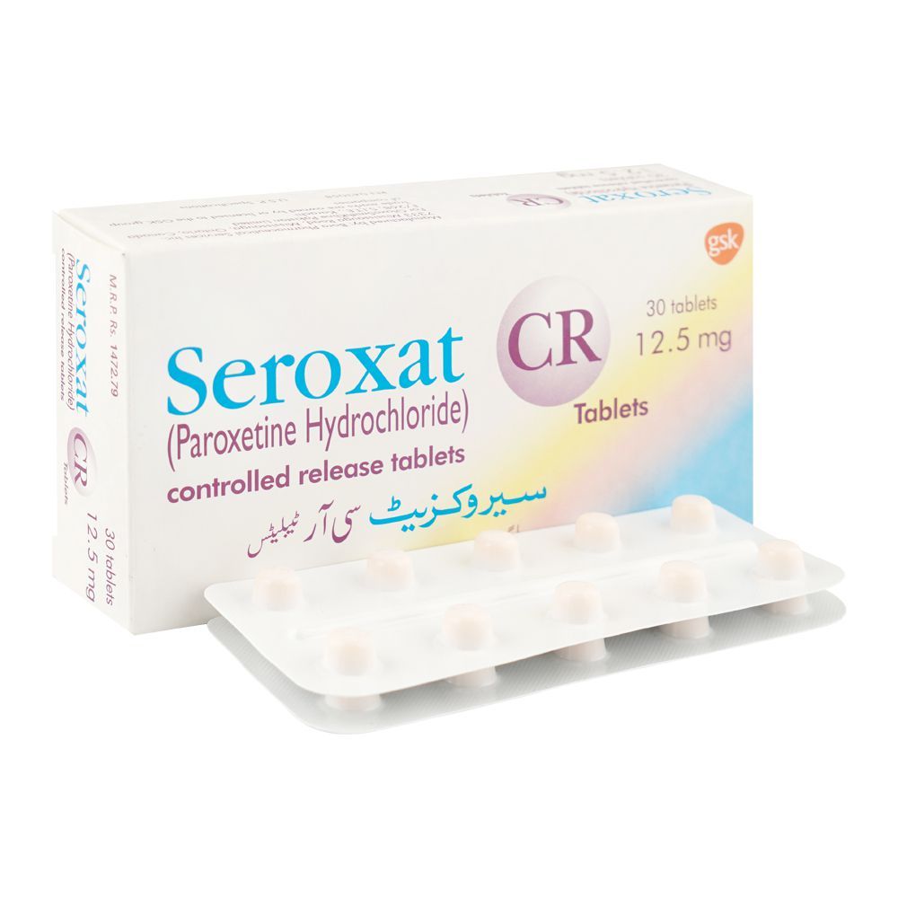 Seroxat Cr 12.5mg Tablets, Box (30 Tablets)