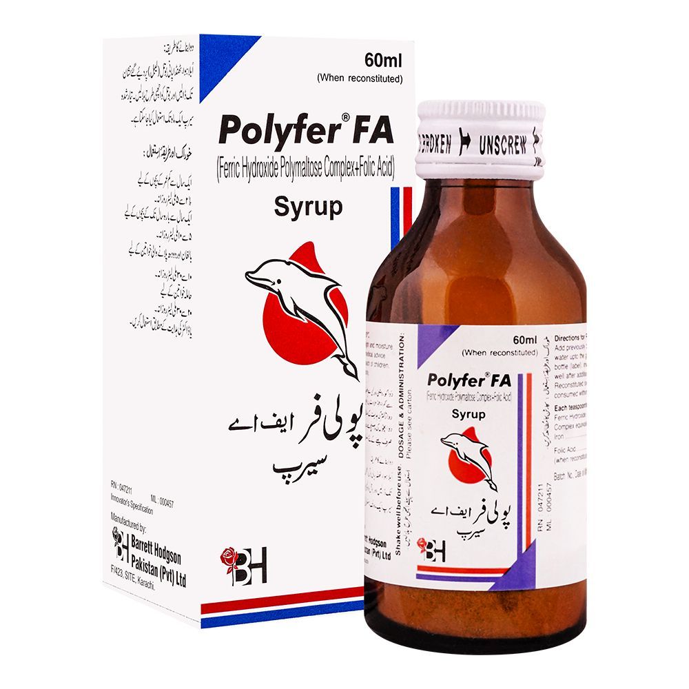 Buy Barrett Hodgson Polyfer FA Syrup, 60ml Online at Special Price in ...