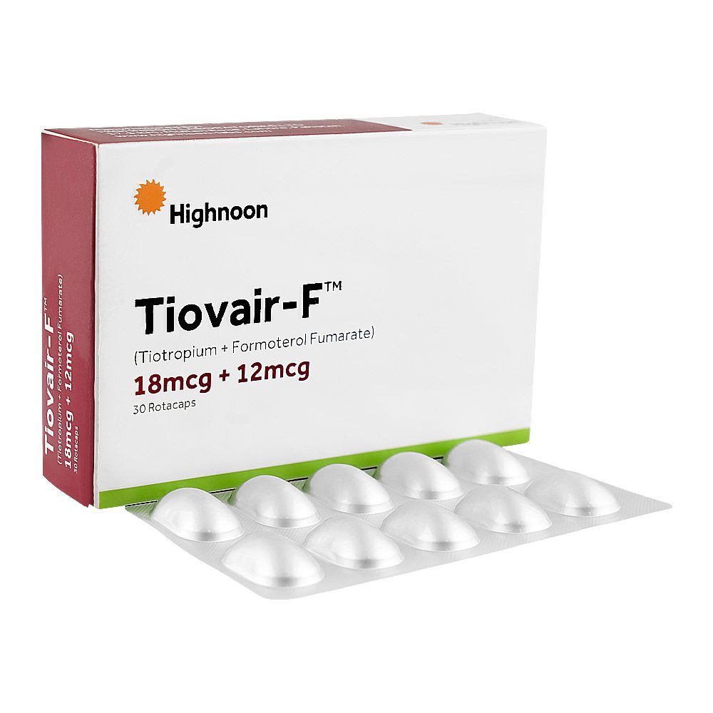 Highnoon Laboratories Tiovair-F Capsule, 18mcg + 12mcg, 30-Pack