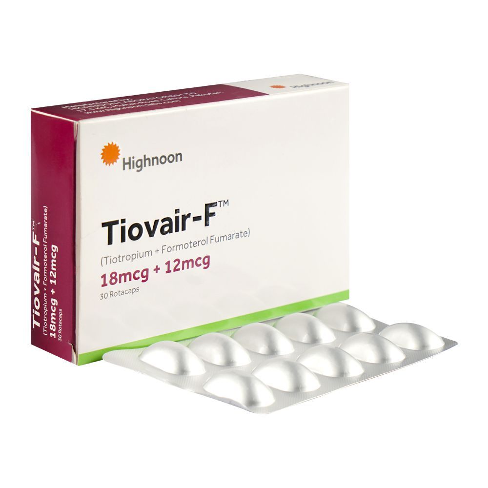 Highnoon Laboratories Tiovair-F Capsule, 18mcg + 12mcg, 30-Pack