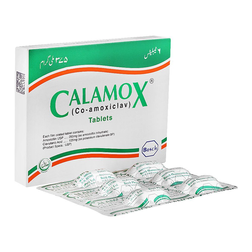 Bosch Pharmaceuticals Calamox Tablet, 375mg, 6-Pack