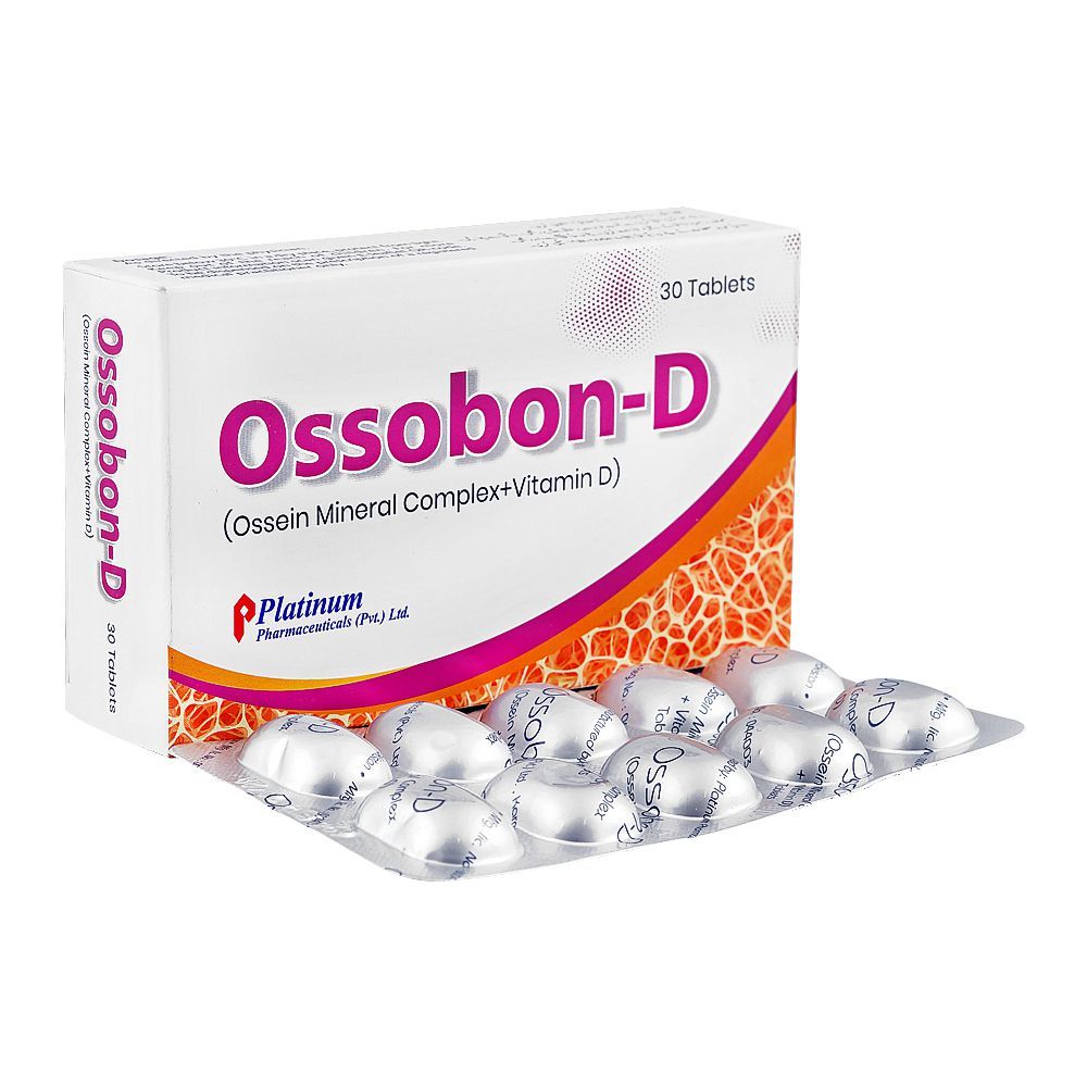 Platinum Pharmaceuticals Ossobon-D Tablet, 30-Pack