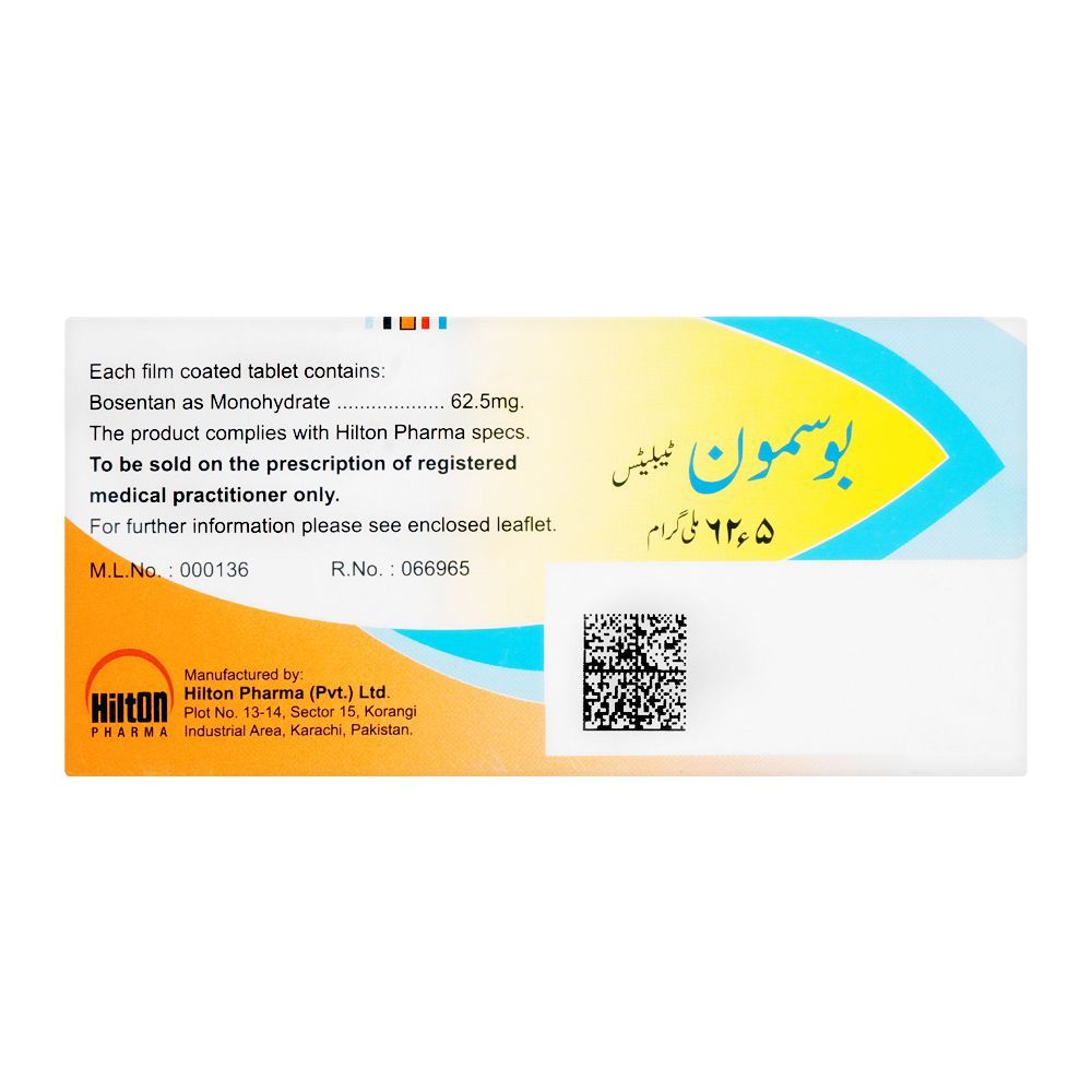 Buy Hilton Pharma Bosmon Tablet, 62.5mg, 14-Pack Online at Best Price ...