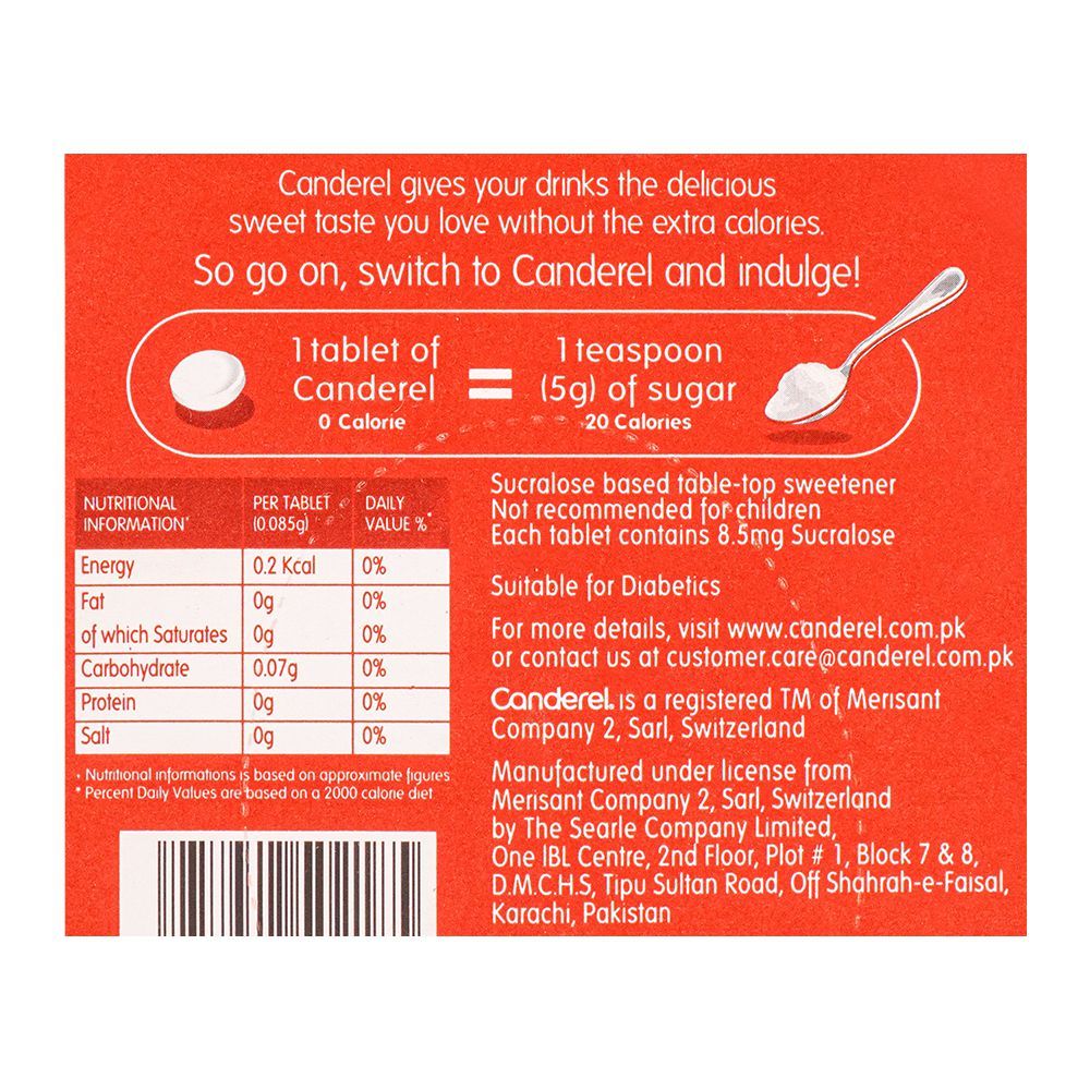 Order Canderel With Sucralose Tablets, 100-Pack Online at Special Price ...