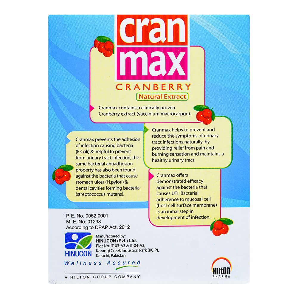Buy Hilton Pharma Cran-Max Sachet, 10-Pack Online at Best Price in ...
