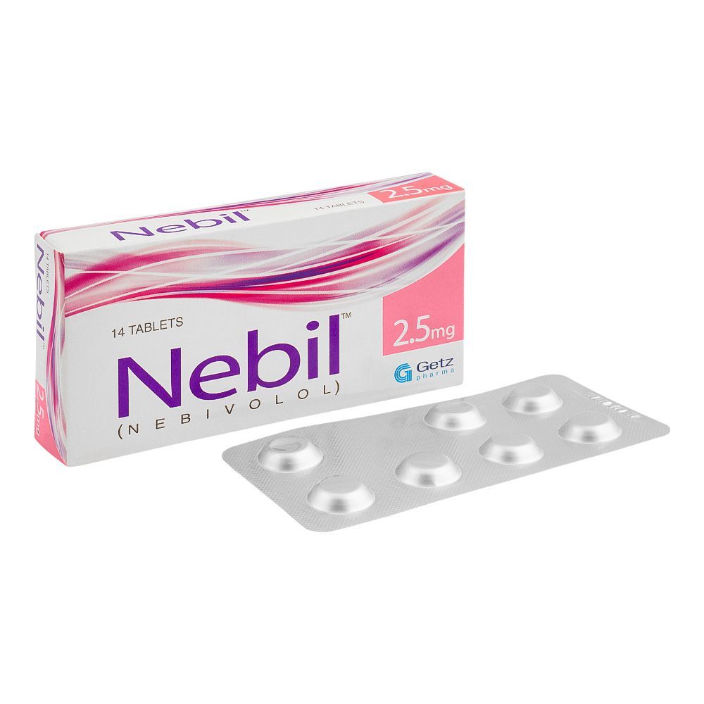 Purchase Getz Pharma Nebil Tablet, 2.5mg, 14-Pack Online at Special Price in Pakistan - Naheed.pk