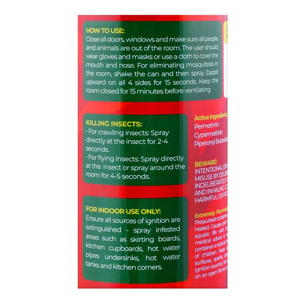 Buy SOGO Zapp-It Multi-Insect Killer Spray, 600ml Online at Special ...