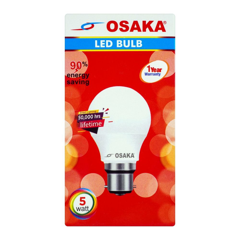 Purchase Osaka LED Bulb, 5W, E27, Day Light Online at Special Price in ...