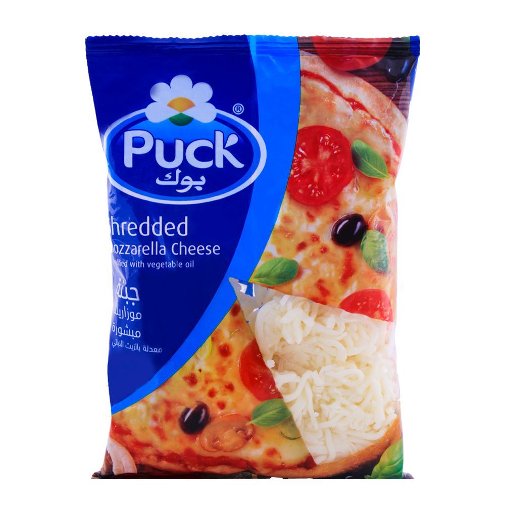 Buy Puck Shredded Mozzarella Cheese, With Vegetable Oil 200g Online at ...
