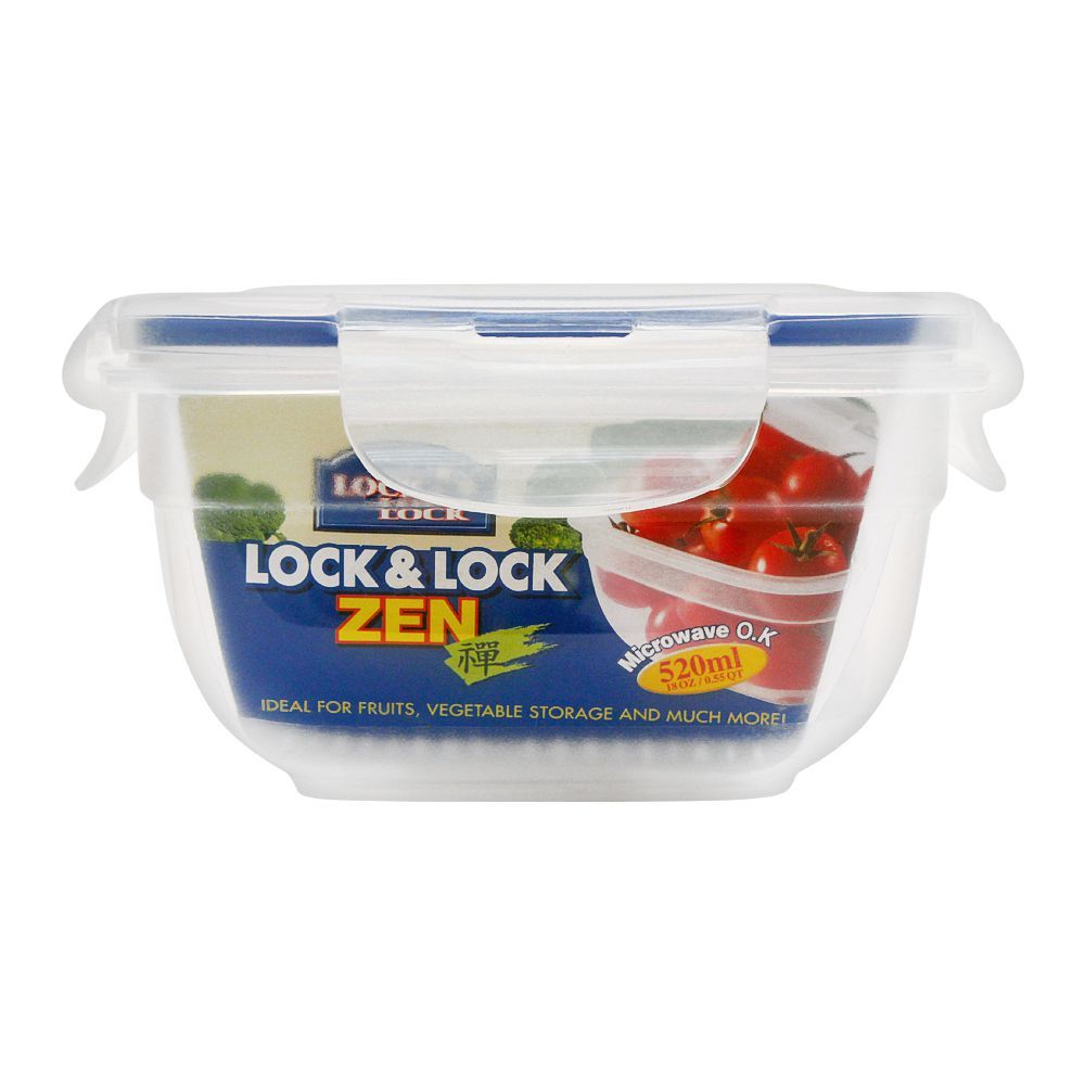 Buy Lock & Lock Air Tight Square Zen Style Container, 520ml, LLHSM8430 ...
