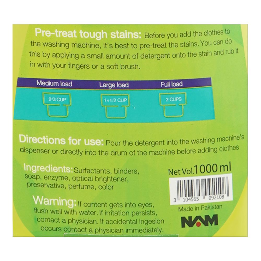 Fabby Original Liquid Detergent, 1000ml