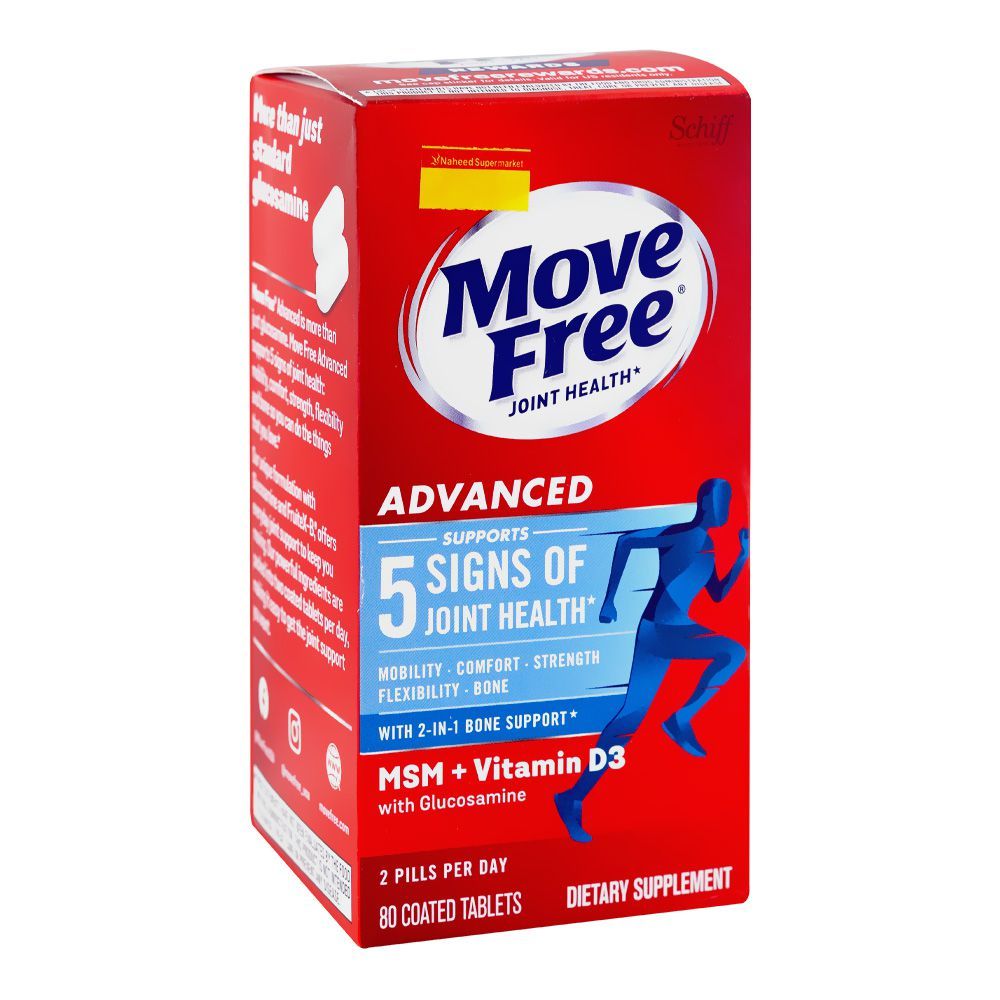 Move Free Advanced Supplement Tablet, 80-Pack