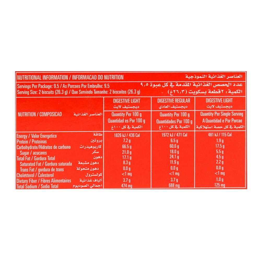 Buy Tiffany Digestive Light Biscuit 250gm Online at Special Price in ...
