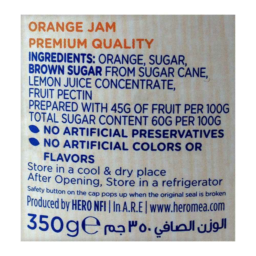 Buy Hero All Natural Orange Jam, 350gm Online at Special Price in ...