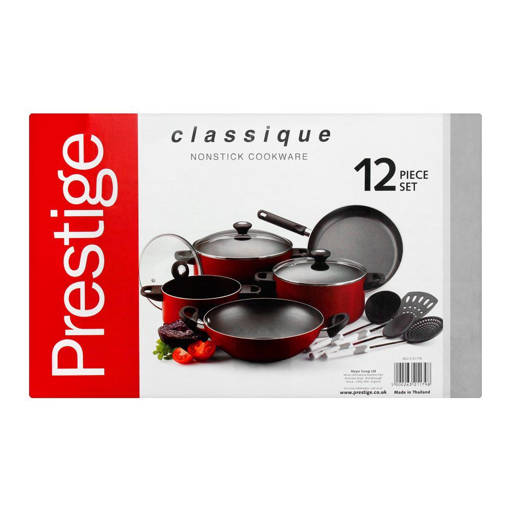 Purchase Prestige Classique Non Stick Cooking Set, 12 Pieces, 21179 ...