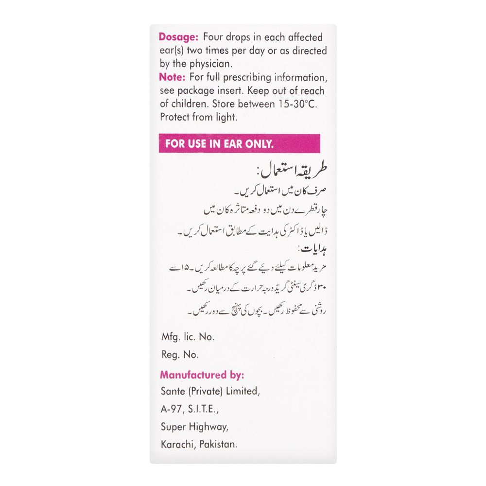 Buy Sante Pharma Zeprodex Otic Drops, 5ml Online at Special Price in ...