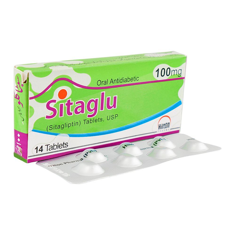 Sitaglu 100mg, Box (14 Tablets)