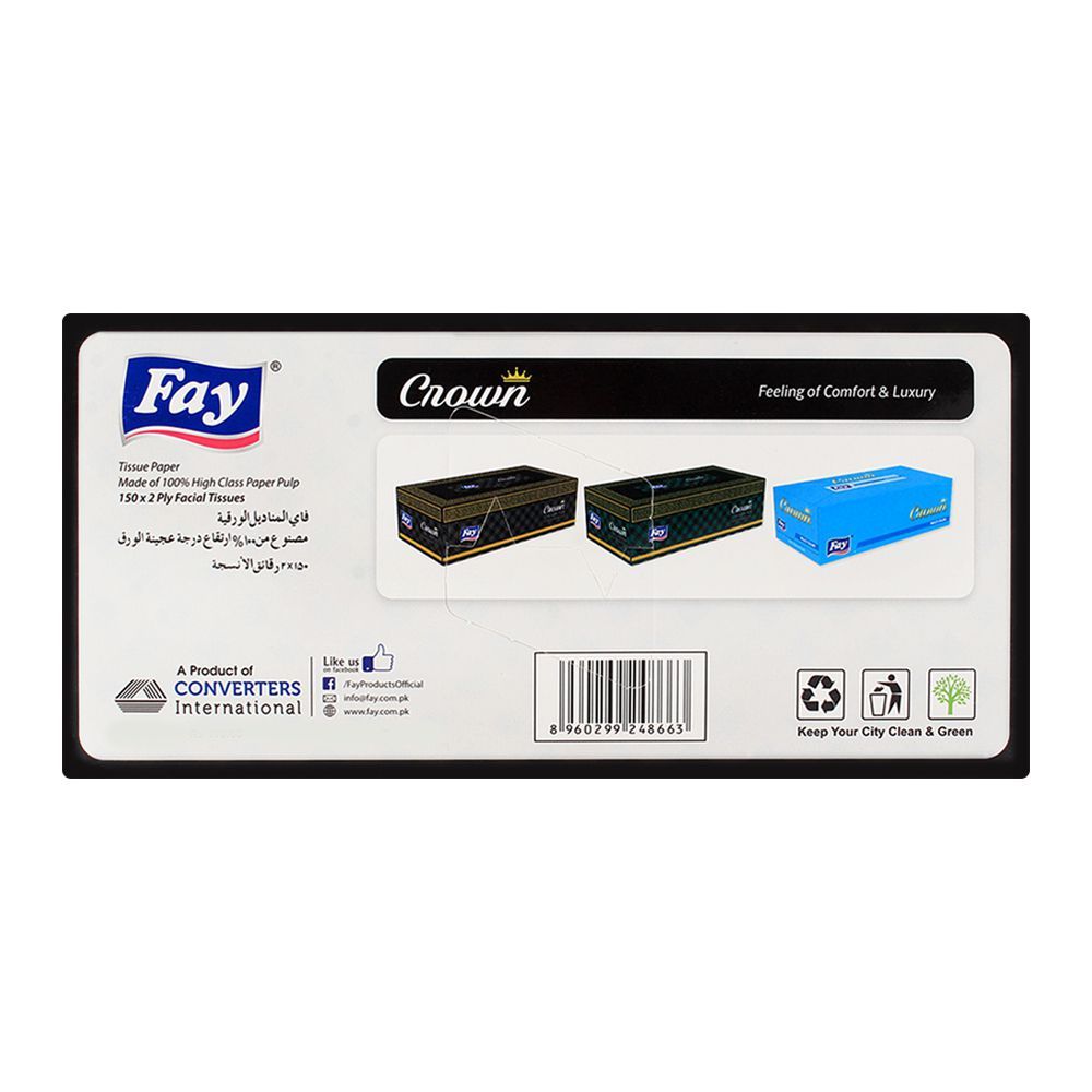 Purchase Fay Crown Tissues 150x2 Ply Online at Special Price in ...
