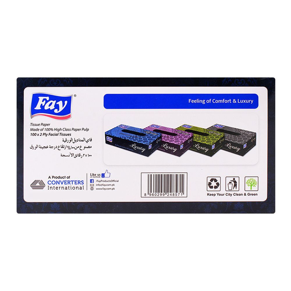 Purchase Fay Luxury Tissues 100x2 Ply Online at Best Price in Pakistan ...