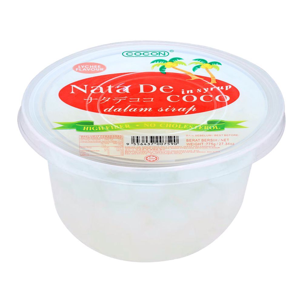 Order Cocon Nata De Coco In Syrup, Lychee Flavour, 775g Online at Best ...