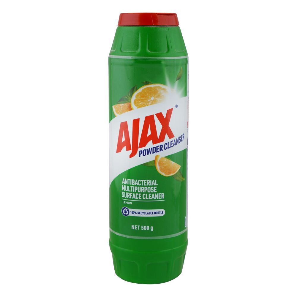 Ajax Powder Cleanser, Anti-Bacterial Multipurpose Surface Cleaner, 500g