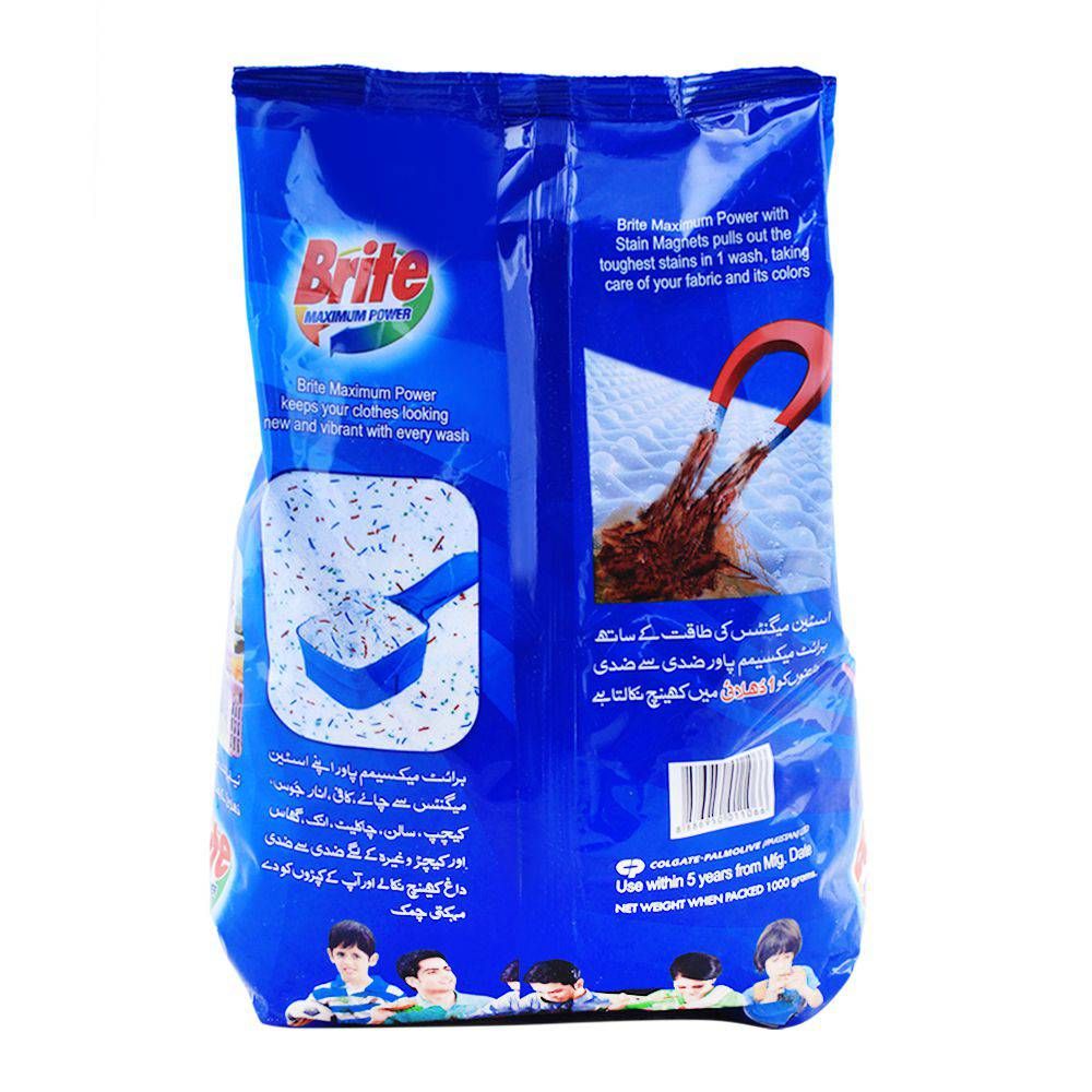 Purchase Brite Maximum Power Detergent Powder 1 KG Online at Best Price ...