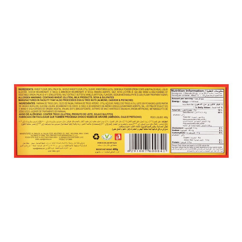 Purchase Nutro Digestive Biscuit 400gm Online at Special Price in ...