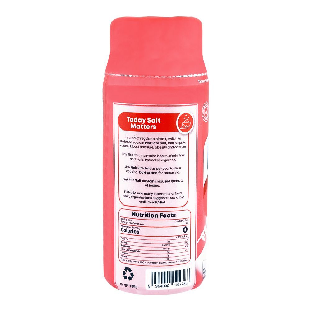 Rite Pink Salt Bottle, 100g