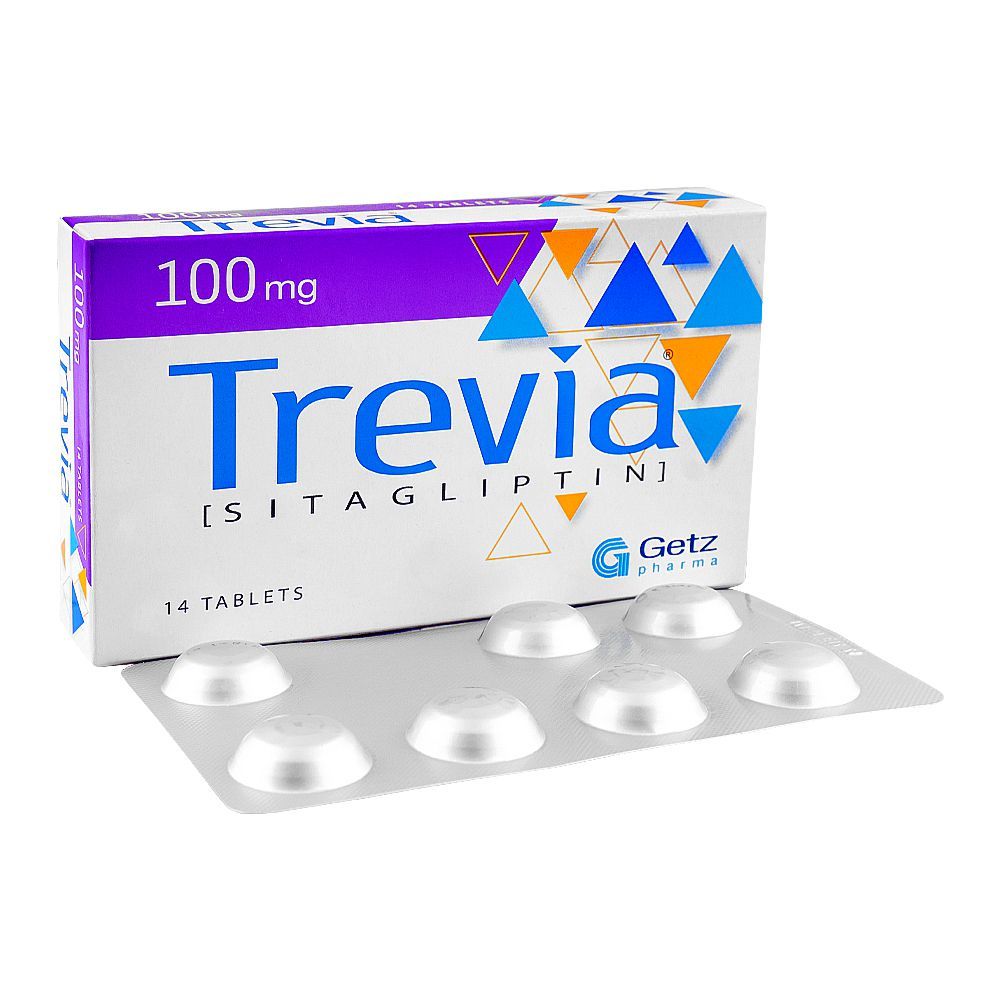 Purchase Getz Pharma Trevia Tablet, 100mg, 14-Pack Online at Best Price in Pakistan - Naheed.pk