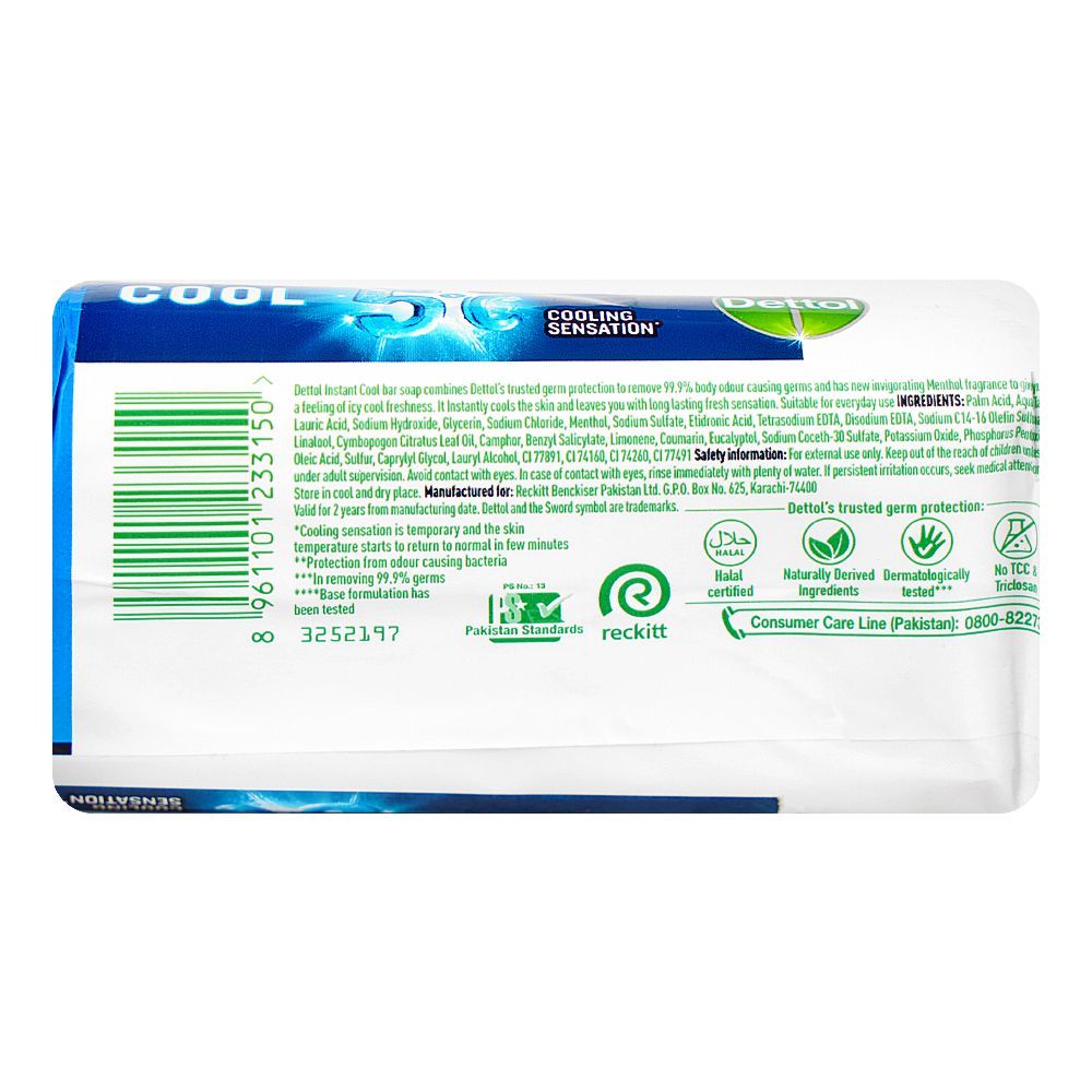 Order Dettol Profresh Cool Soap, 110g Online at Best Price in Pakistan ...