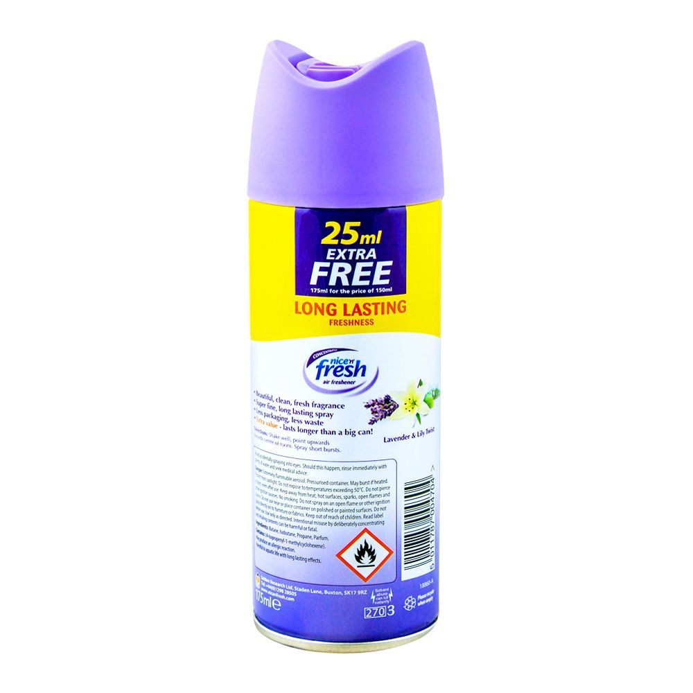 Order Nice 'N' Fresh Air Freshener, Lavender & Lily, 175ml Online at ...