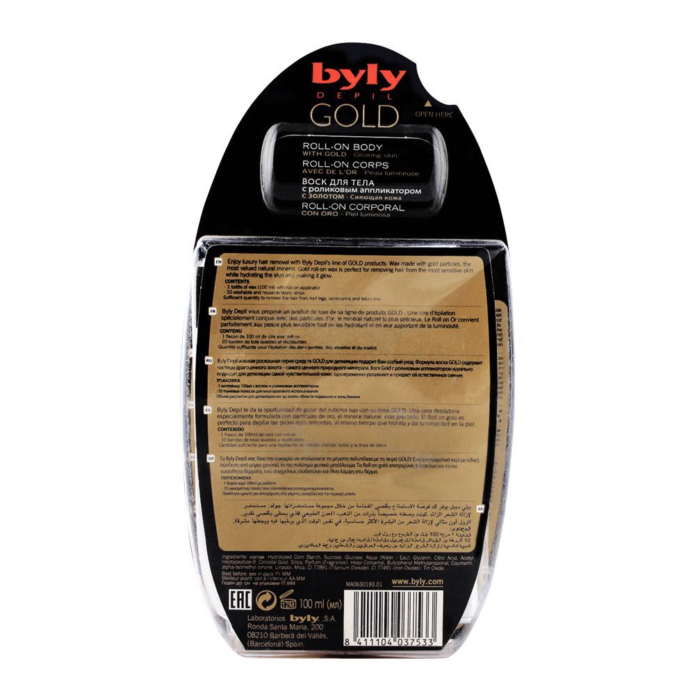 Order Byly Depil Gold Roll-On Body With Gold Hair Removal 100ml Online ...