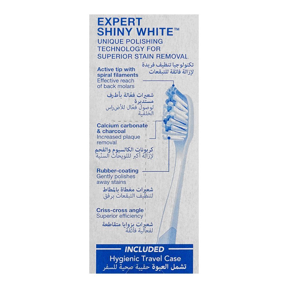 Buy Jordan Expert Shiny White Toothbrush With Case, Medium Online at ...