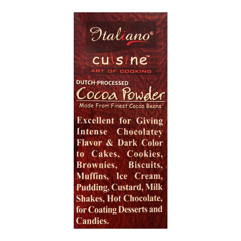 Order Italiano Cocoa Powder, Unsweetened, 100g Online at Special Price ...