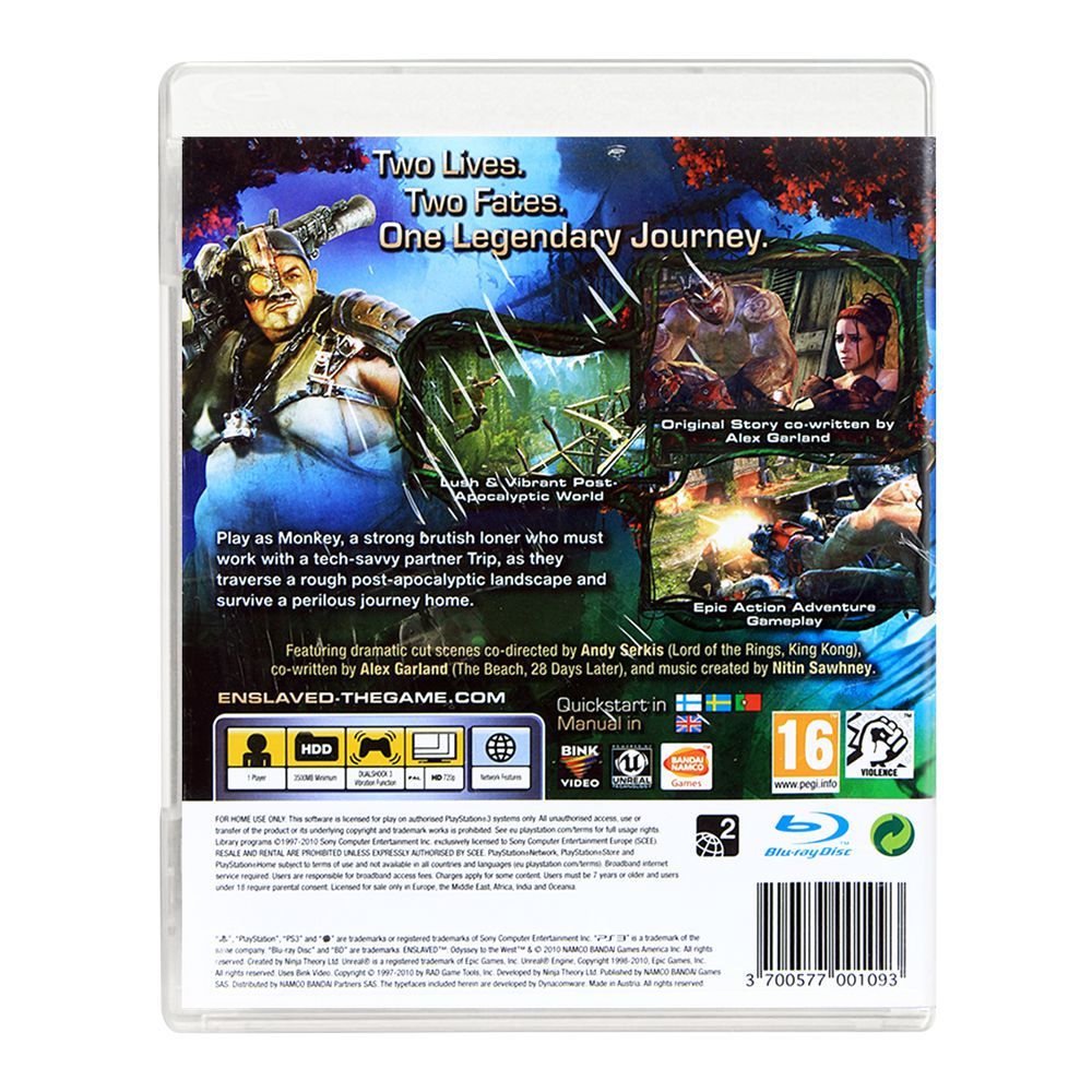 Order Enslaved: Odyssey West - PlayStation 3 (PS3) Online at Special ...