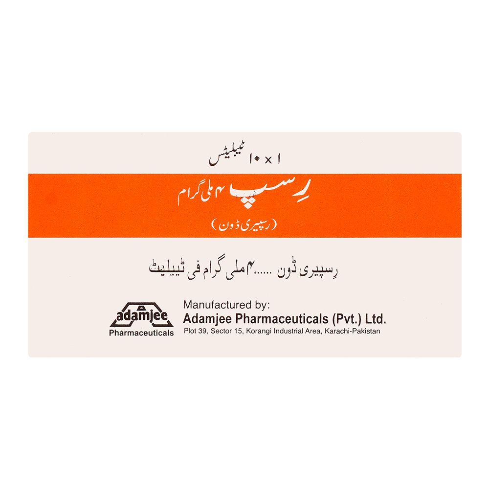 Order Adamjee Pharmaceuticals Risp Tablet, 4mg, 10-Pack Online at Best ...